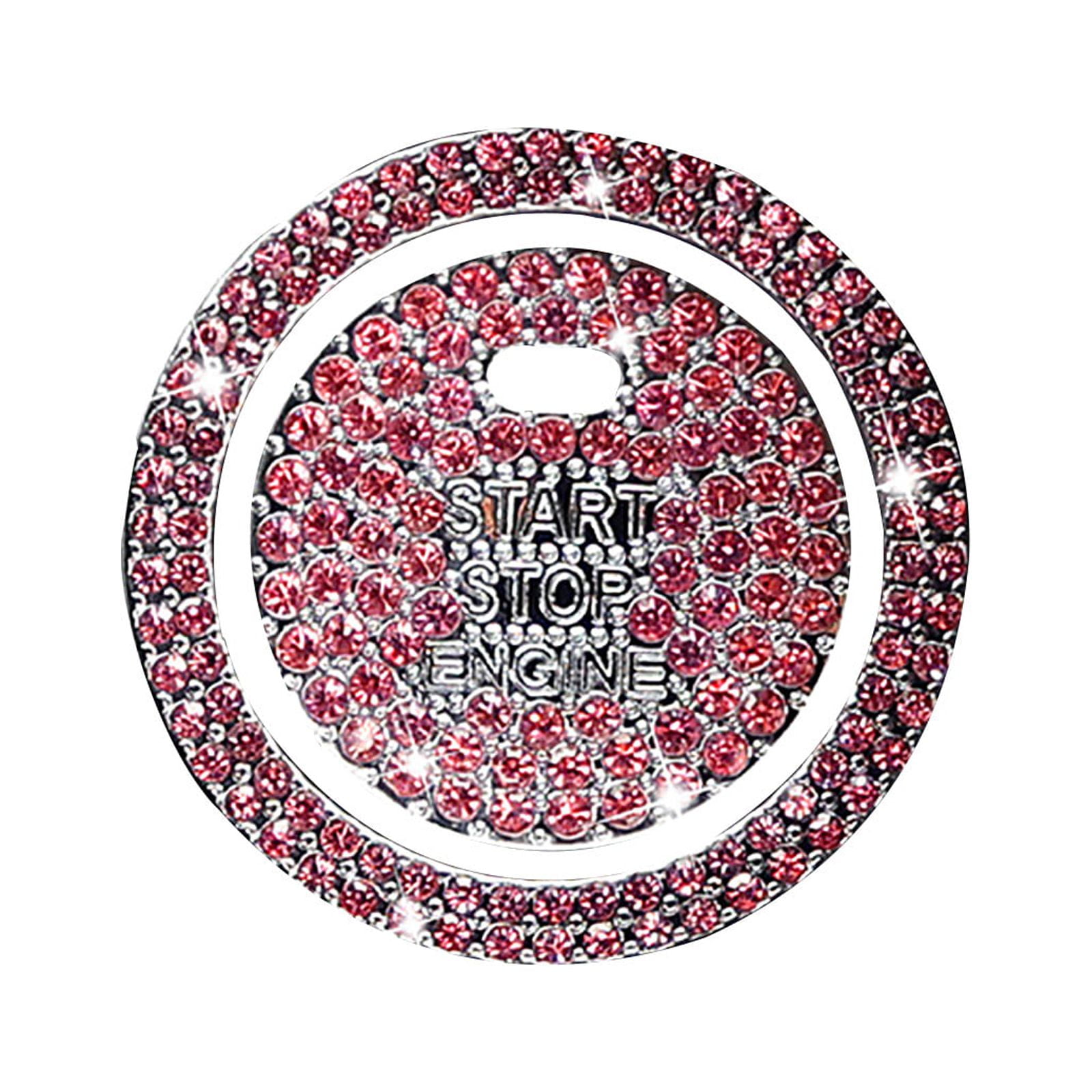 AIYUQ.U Car Stickers Rings Start Button Bling Ignition Ring Sticker ...