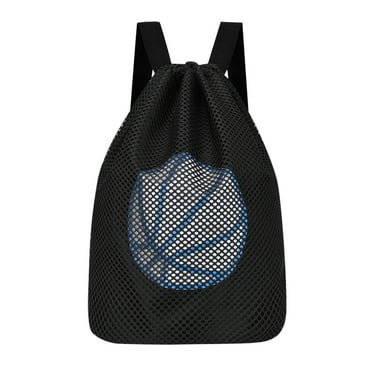 Costway Large Cinch Gym Drawstring Backpack, Folding Sports Sack with ...