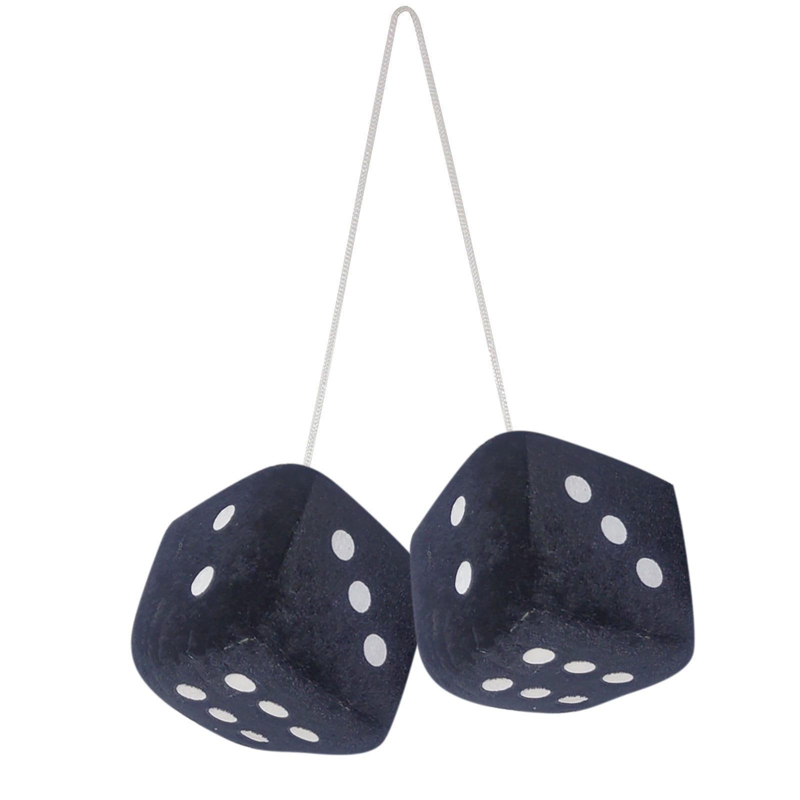 AIYUQ.U Plush Car Dice - Vibrant Rear View Mirror Charms and Decor ...