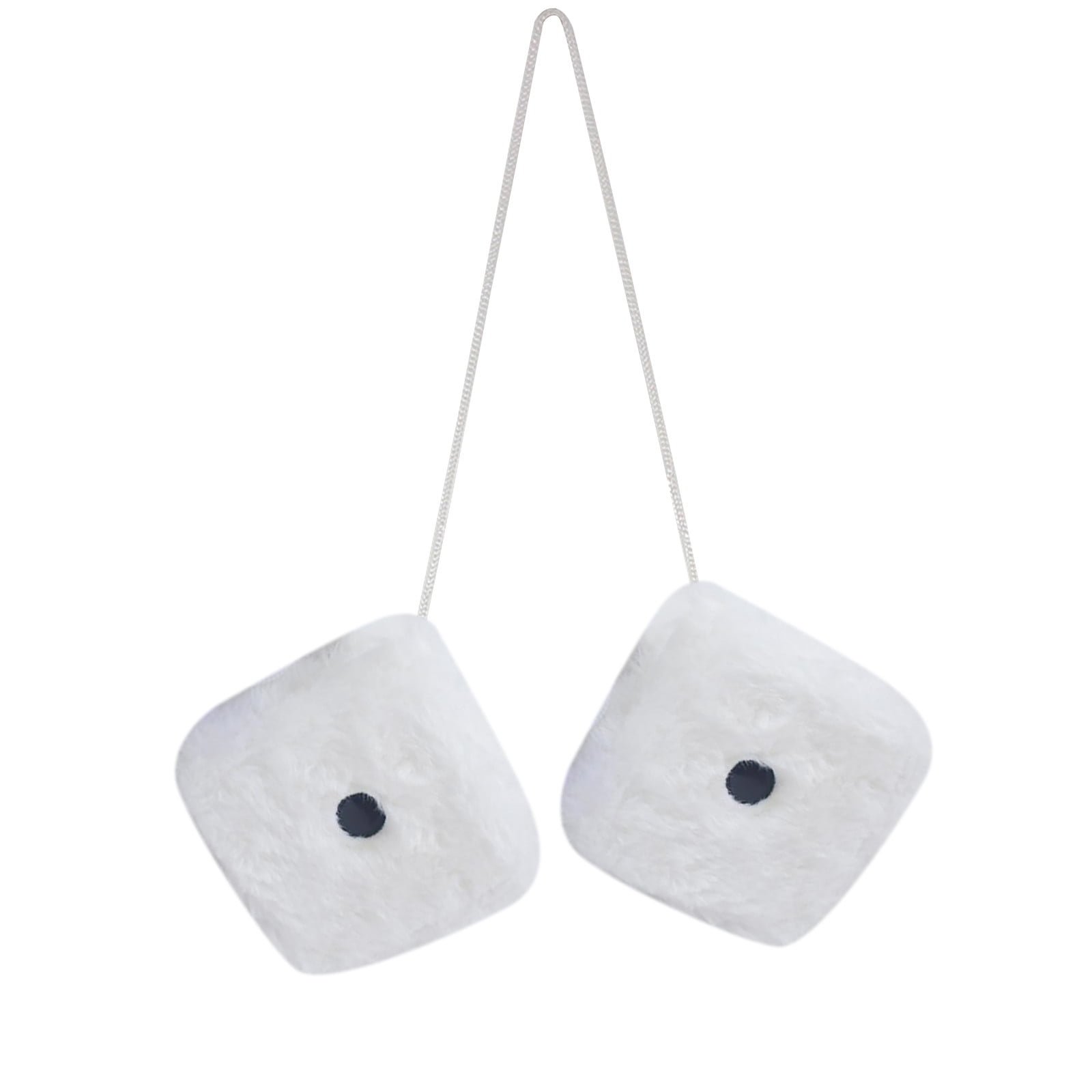 AIYUQ.U Plush Car Dice - Vibrant Rear View Mirror Charms and Decor ...