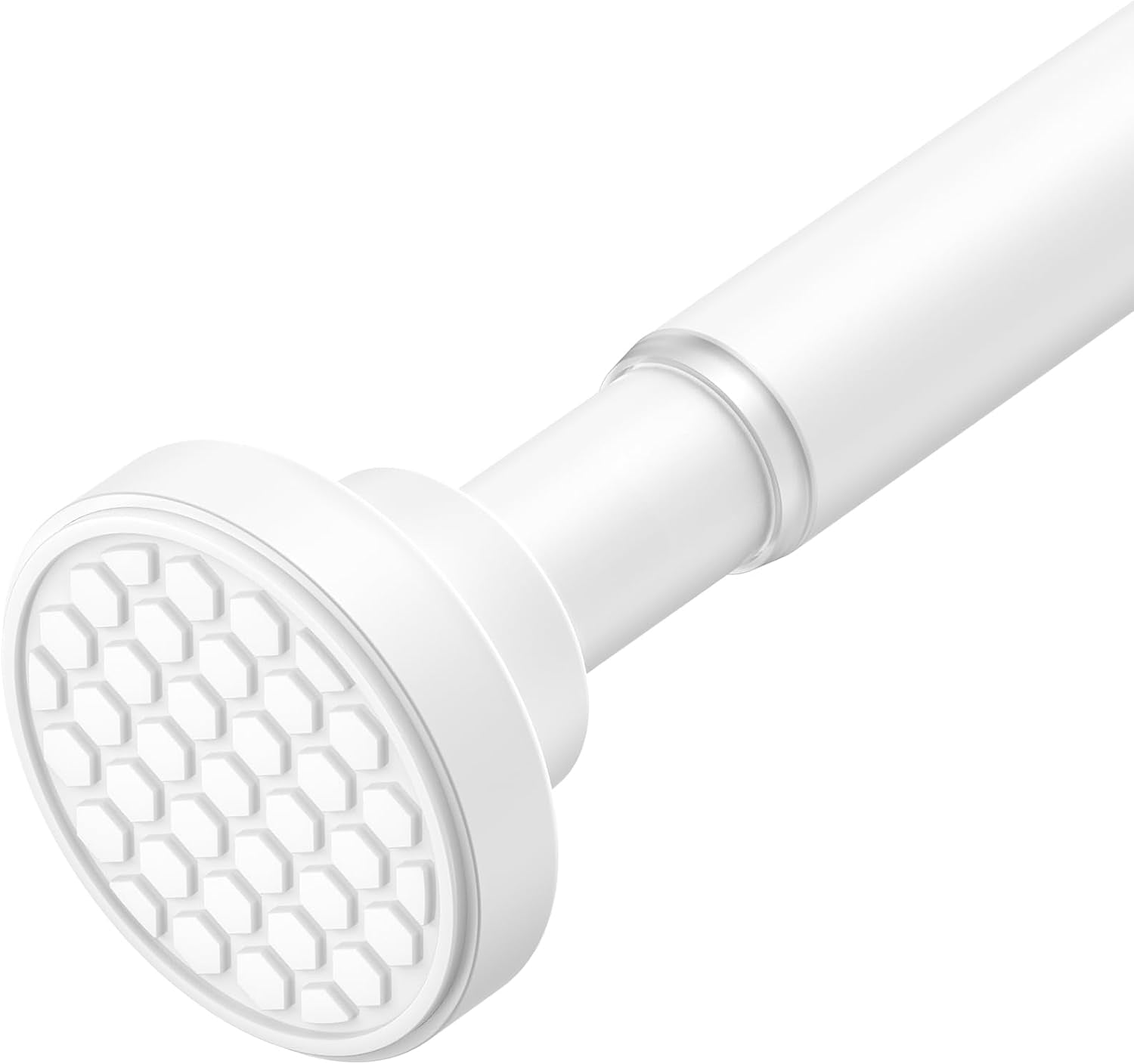AIZESI Shower Curtain Rod, Adjustable 42-74 Inch Spring Tension Shower ...