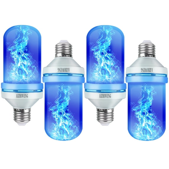 AIZHIWENG LED Light Bulb, 5watts A19 Decorative Flame Lamp E26 Medium ...
