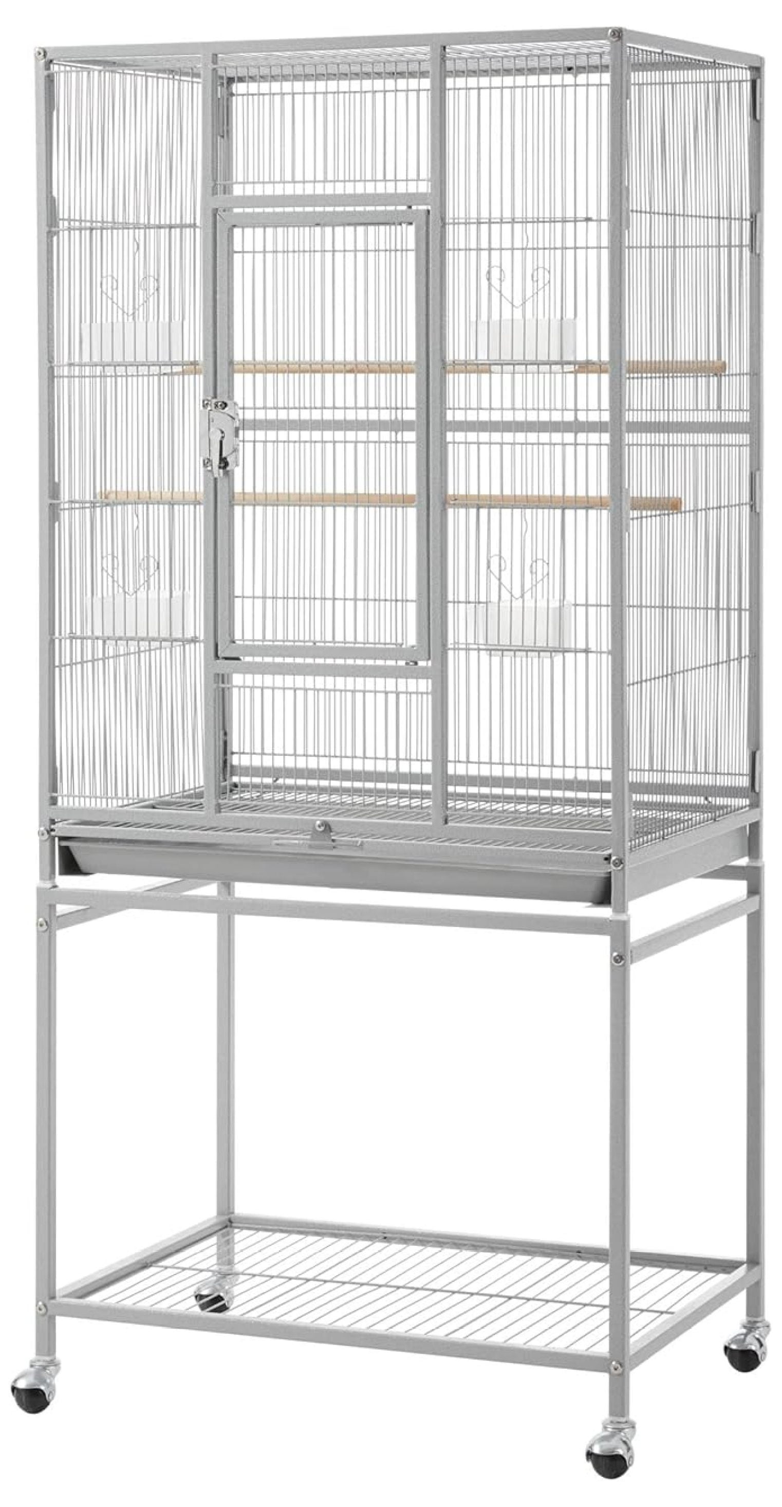 AIZYT 53.5inch Height Large Bird Cage Extral Space Parrot Cage with ...