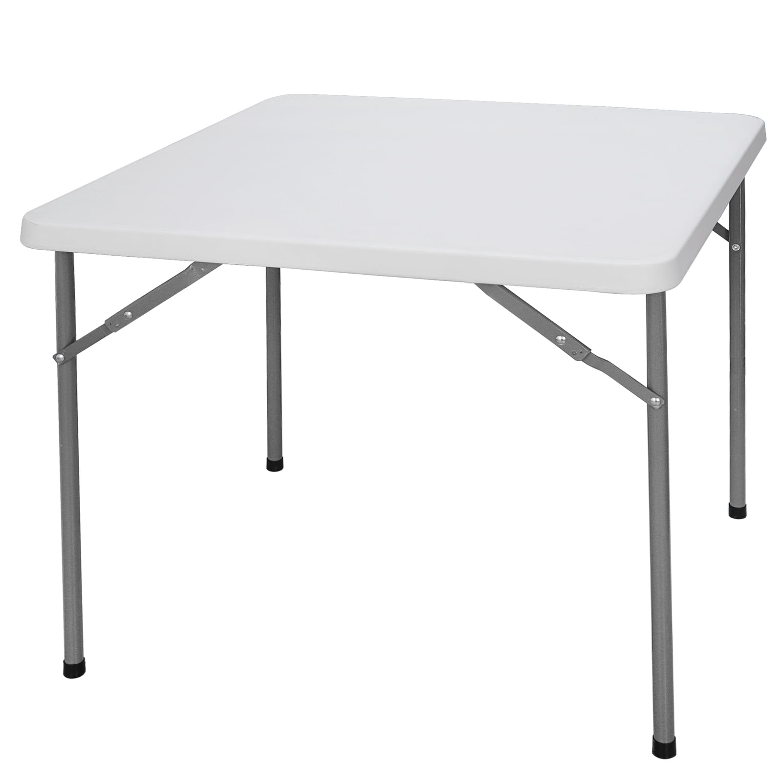 AIZYT Folding Table, Indoor Outdoor Portable Plastic Dining Card Table Utility Table for Camping ...