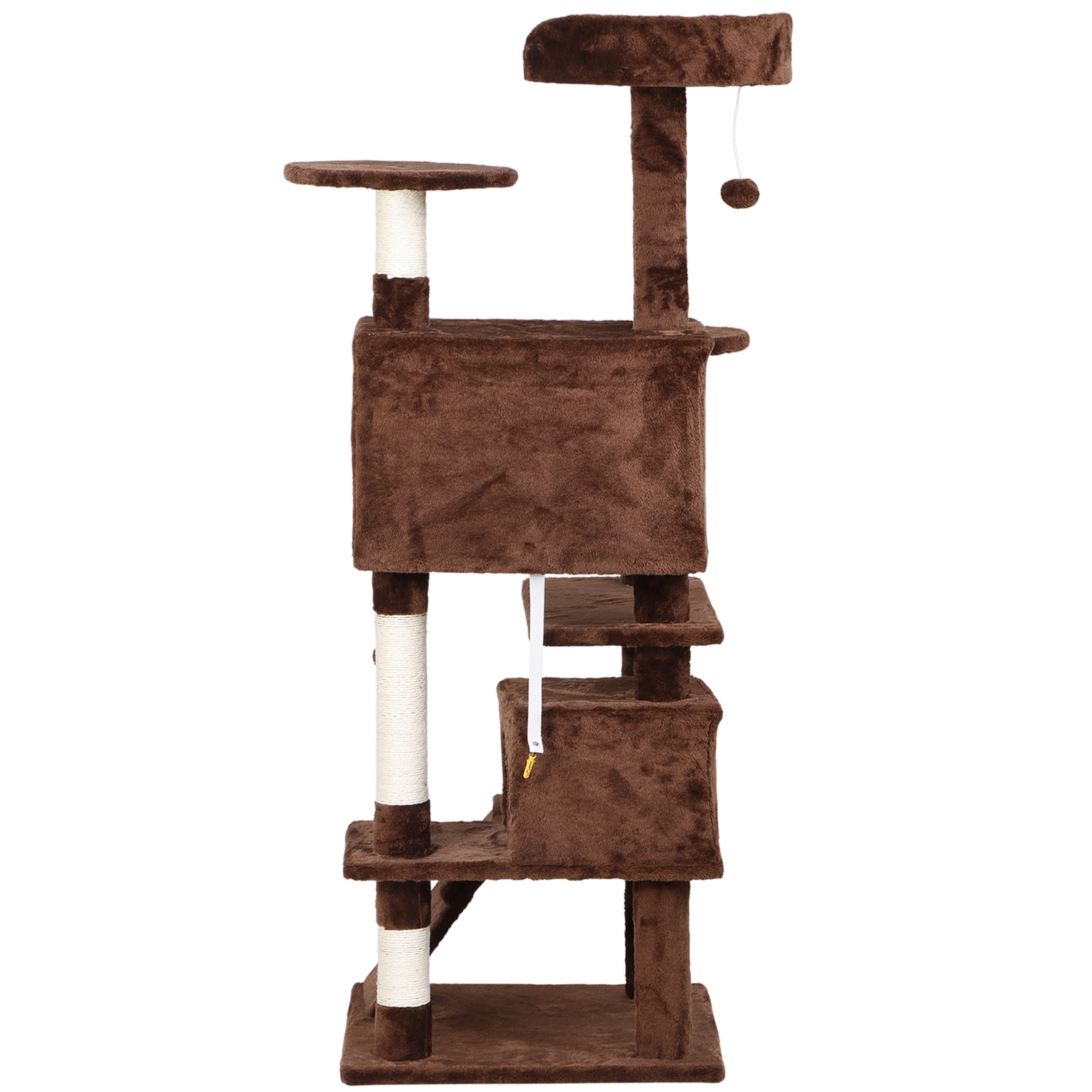 AIZYT Indoor Cat Tree Tower –Multi-Level Pet House for Large Cats with ...