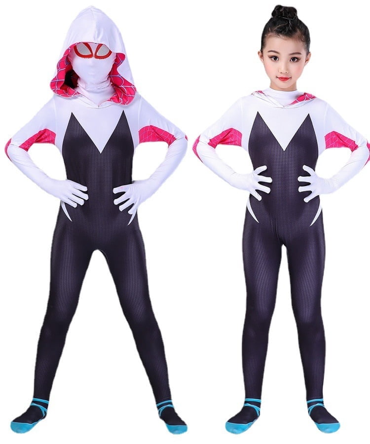 AIpartys Superhero Costume Suits for Girls Spider Costume for Kids ...