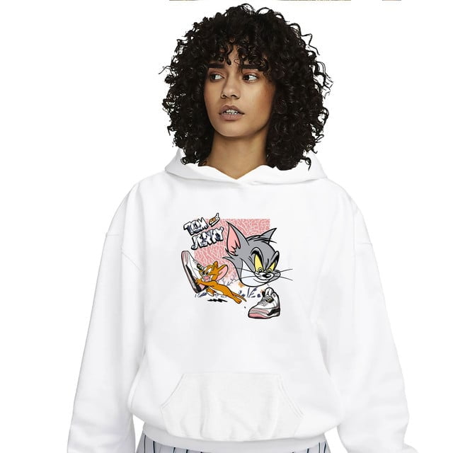 AJ 3 Red Stardust Hoodie Match Cat And Mouse Sneakers Up to size 4XL ...