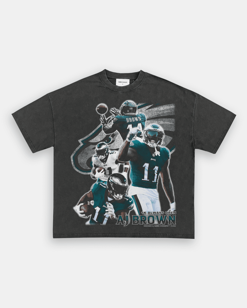 AJ BROWN TEE, FOOTBALL PLAYERS BOOTLEG, RETRO STYLE, FOR MEN, FOR WOMEN ...