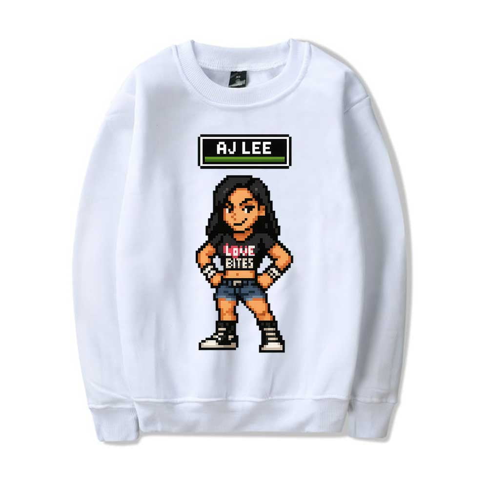 AJ Lee 8 Bit Merch Crewneck Sweatshirts Cosplay Women Men Fashion Long ...