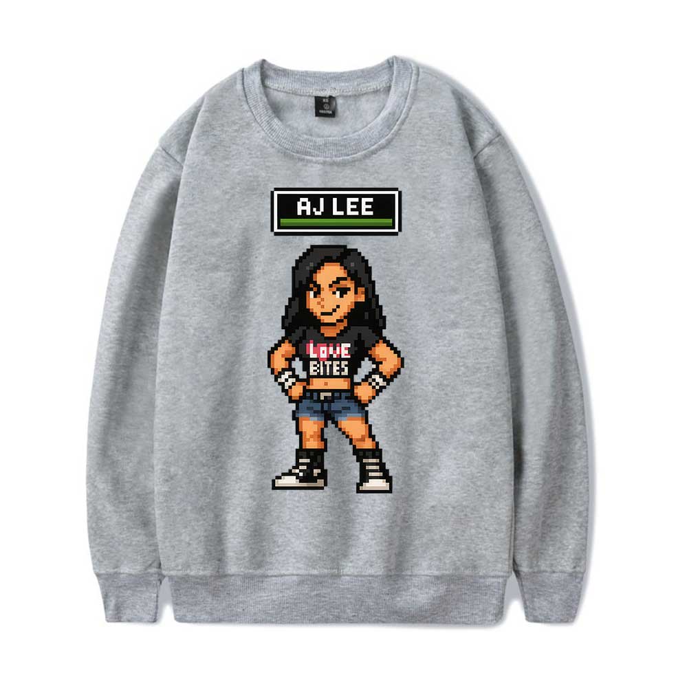 AJ Lee 8 Bit Merch Crewneck Sweatshirts Cosplay Women Men Fashion Long ...