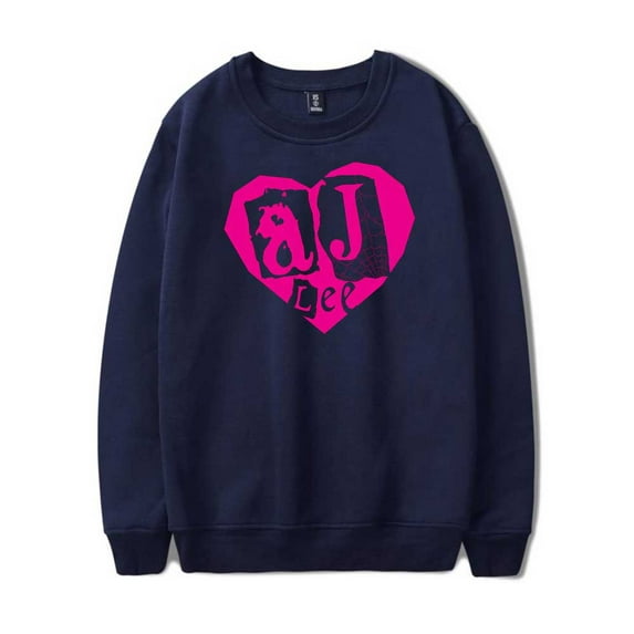 AJ Lee Heart Logo Merch Crewneck Sweatshirts Cosplay Women Men Fashion ...
