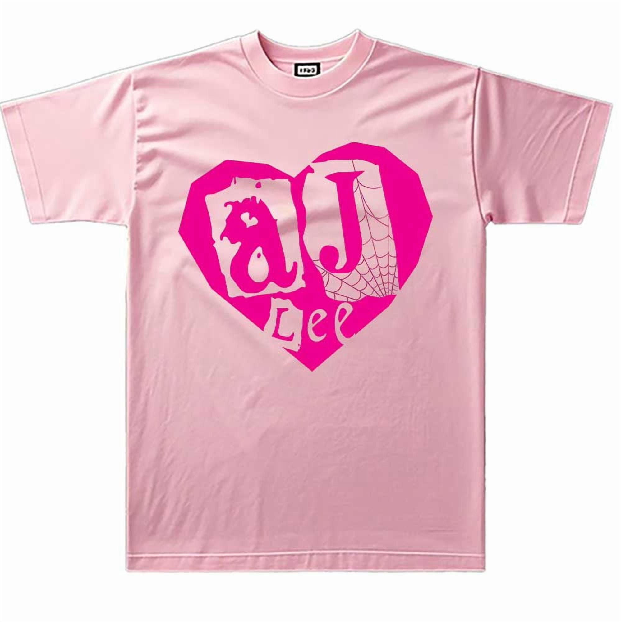 AJ Lee Heart Logo Merch Summer Unisex Short-sleeved T-shirt Fashion Y2K ...