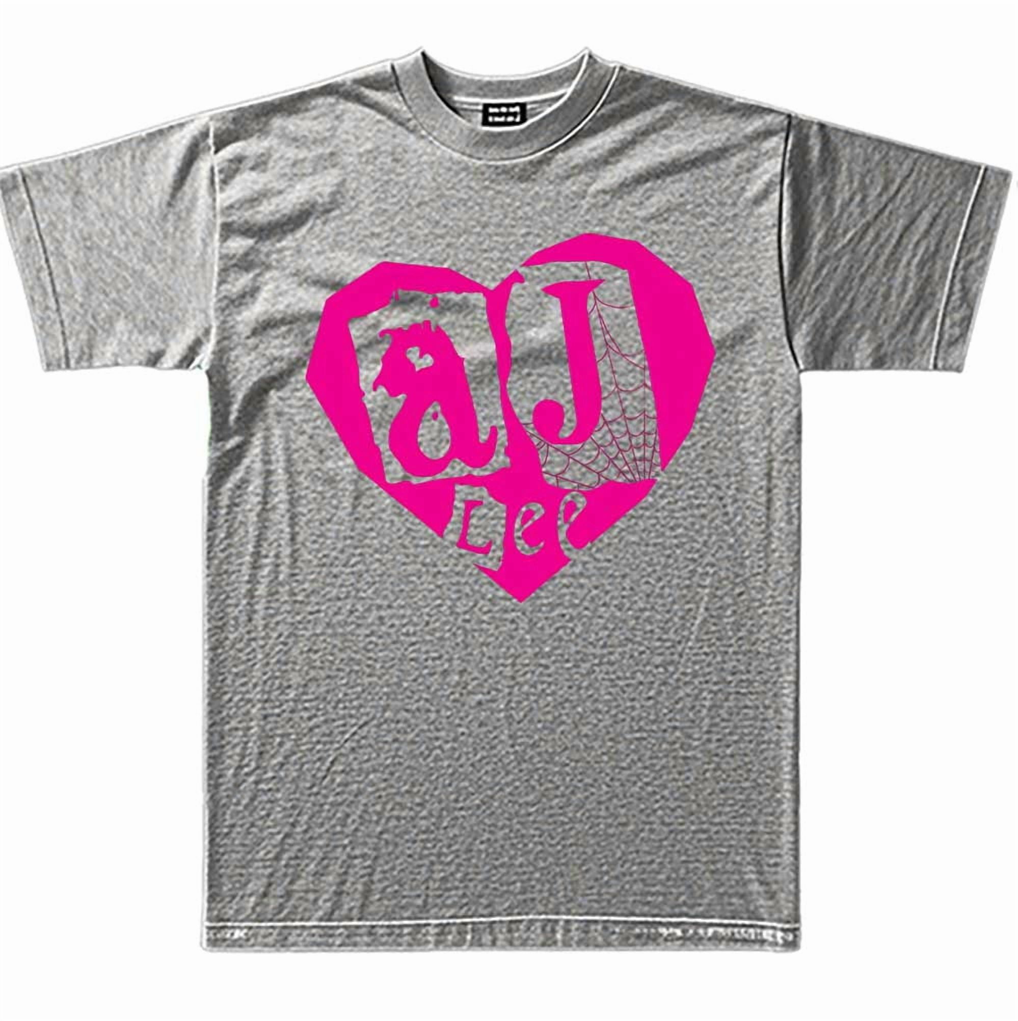 AJ Lee Heart Logo Merch Summer Unisex Short-sleeved T-shirt Fashion Y2K ...