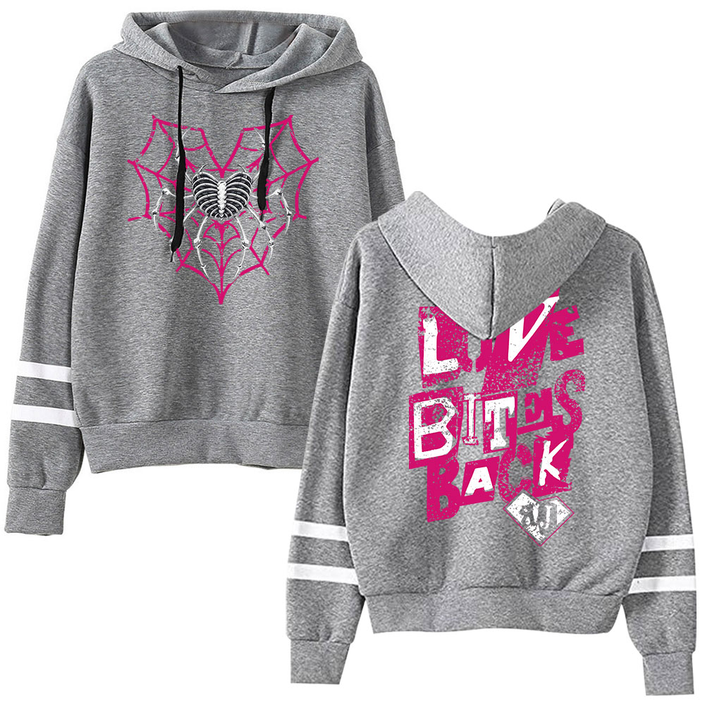 AJ Lee Love Bites Back Hoodie Pocketless Sweatshirt Long Sleeve ...