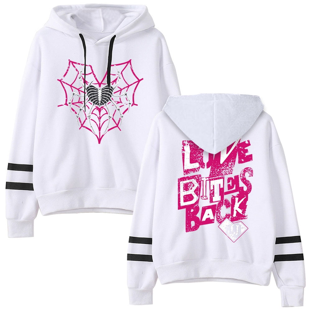 AJ Lee Love Bites Back Hoodie Pocketless Sweatshirt Long Sleeve ...