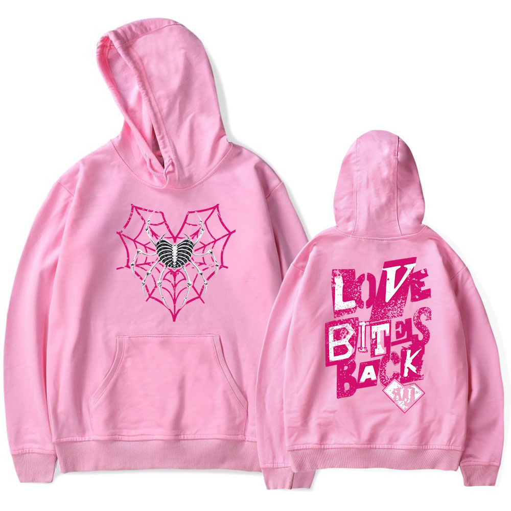 AJ Lee Love Bites Back Hoodie Women Men Long Sleeve Sweatshirt Casual ...