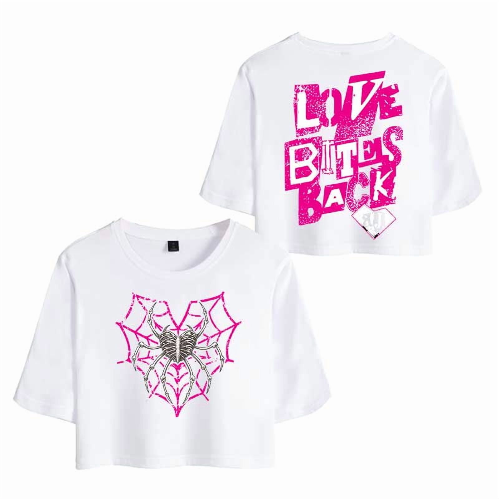 AJ Lee Love Bites Back Merch Merch T-Shirt For Women&Girls Midriff ...
