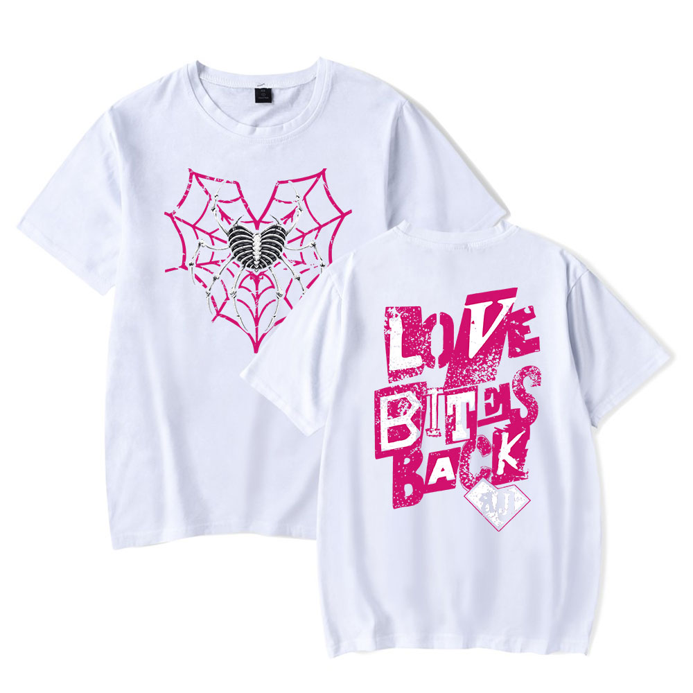 AJ Lee Love Bites Back T-shirt Crewneck Short Sleeve Women Men Casual ...