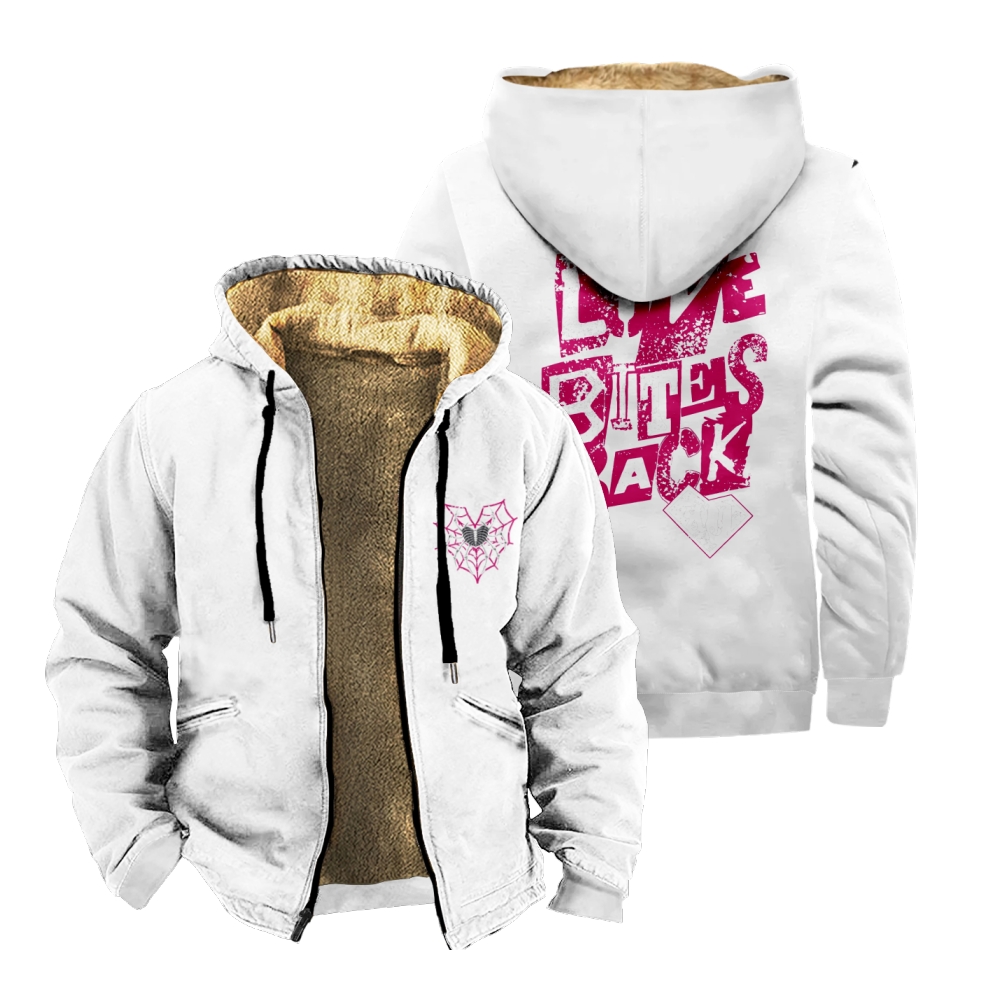 AJ Lee Love Bites Back Zipper Jacket Men Women Long Sleeve Thickened ...