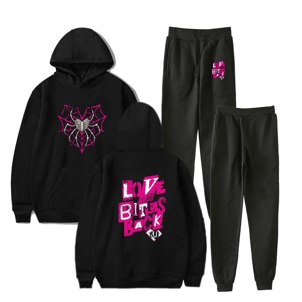 AJ Lee Love Bites Spider Web Men/Women Fall Suit Hoodies Sportswear ...