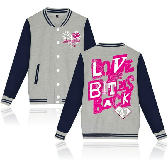 AJ Lee Merch Baseball Jacket – Unisex Casual Long Sleeve Graphic ...