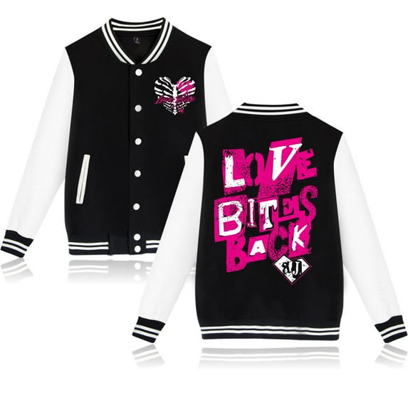 AJ Lee Merch Baseball Jacket – Unisex Casual Long Sleeve Graphic ...
