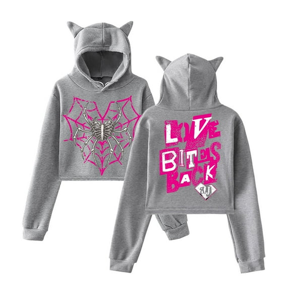 AJ Lee Merch Fans Cat Ear Hoodie – Women’s Long Sleeve Pullover ...