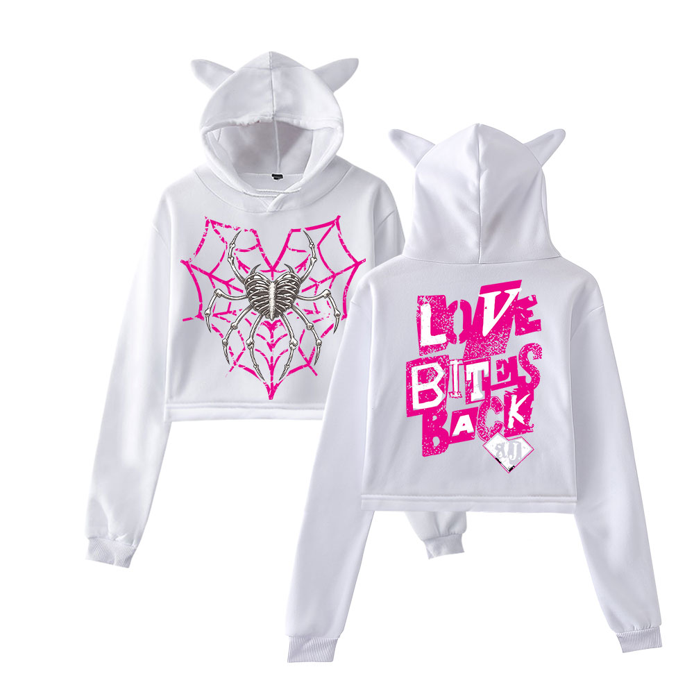 AJ Lee Merch Fans Cat Ear Hoodie – Women’s Long Sleeve Pullover ...