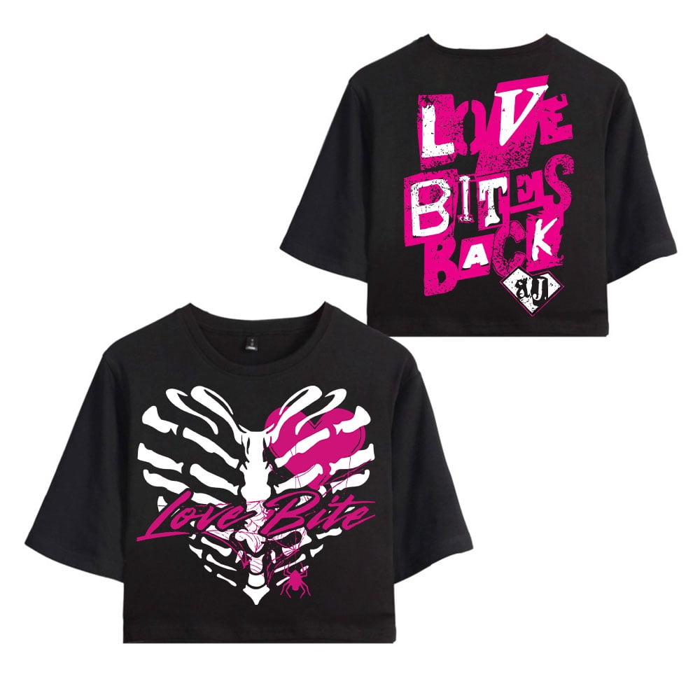 AJ Lee Merch Fans Crop Top – Women’s Crewneck Short Sleeve Streetwear ...
