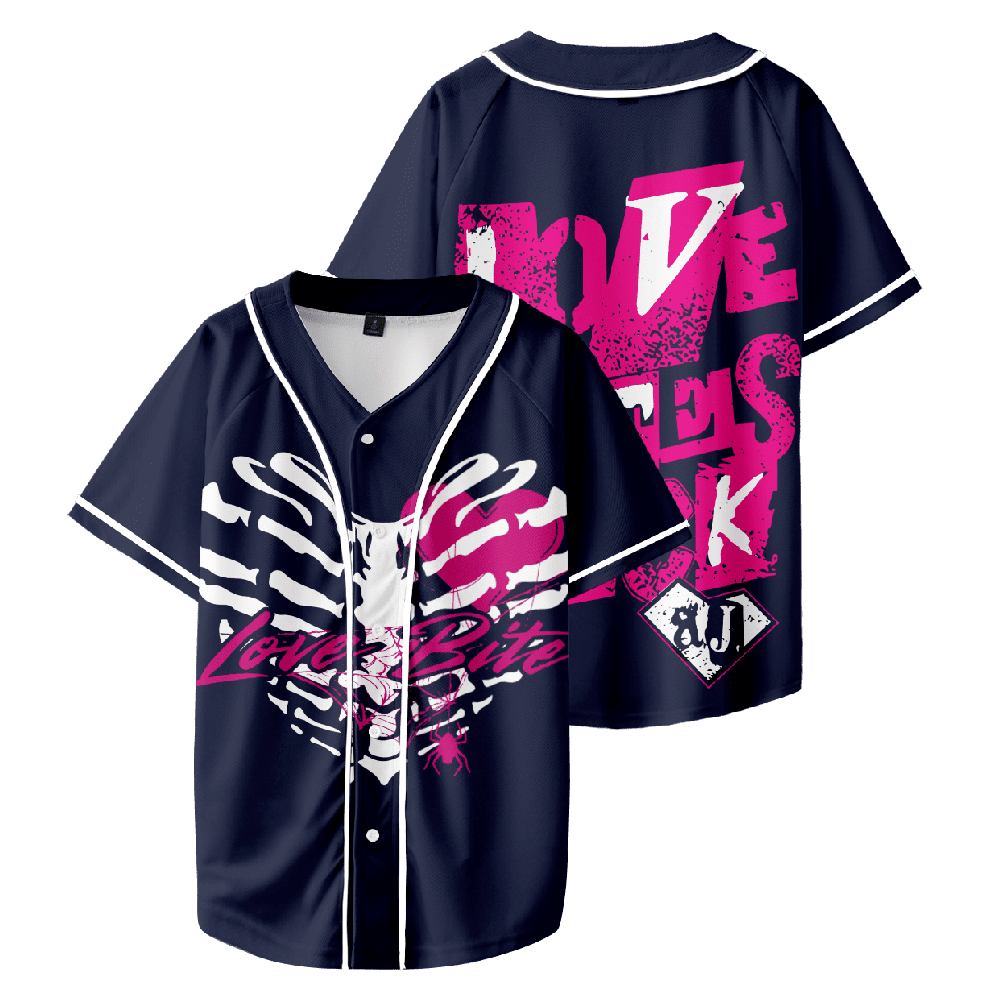 AJ Lee Merch Fans Unisex Baseball Jersey – V-Neck Short Sleeve ...