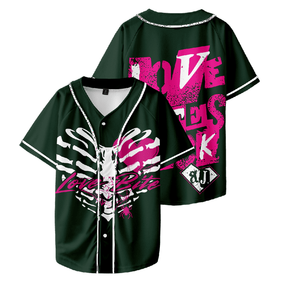 AJ Lee Merch Fans Unisex Baseball Jersey – V-Neck Short Sleeve ...