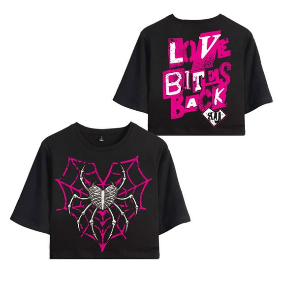 AJ Lee Merch Fans Women’s Crop Top – Short Sleeve Crewneck Streetwear ...