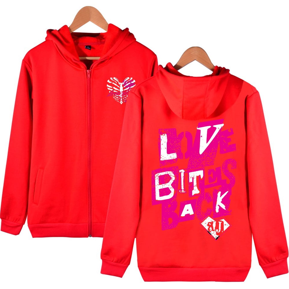 AJ Lee Merch Fans Zipper Hoodie – Unisex Full-Zip Pullover Streetwear ...