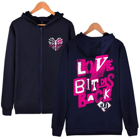 AJ Lee Merch Fans Zipper Hoodie – Unisex Full-Zip Pullover Streetwear ...