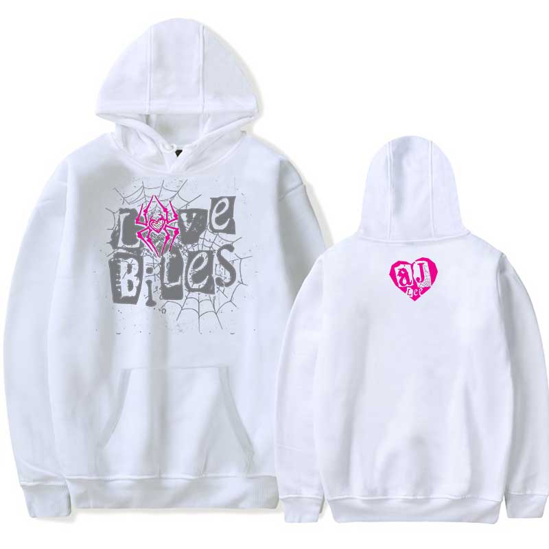 AJ Lee Merch Love Bites Back Retro Hoodie Spring Autumn Fashion Men ...