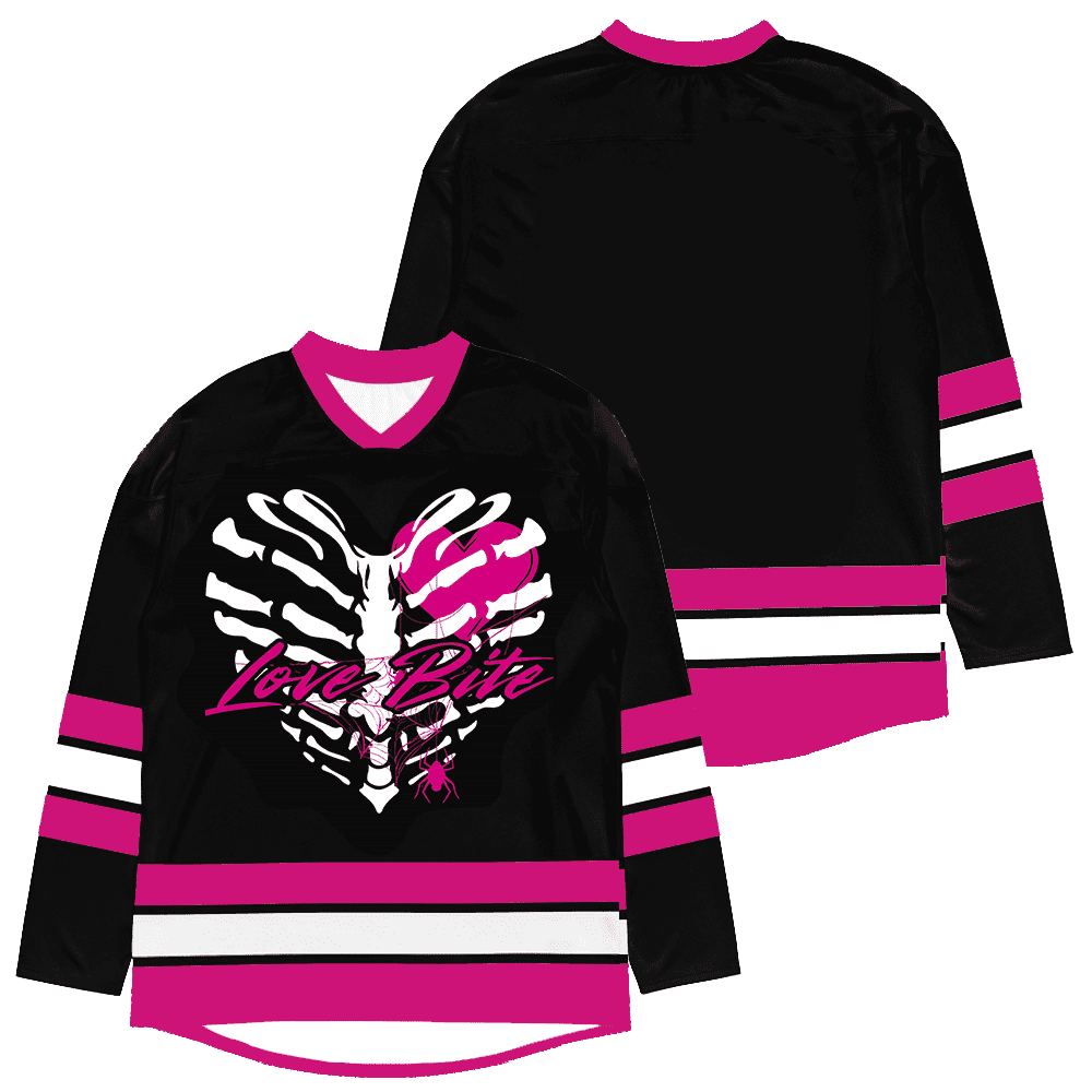 AJ Lee Merch Love Bites Jersey V-Neck Sweatshirts Cosplay Women Men ...