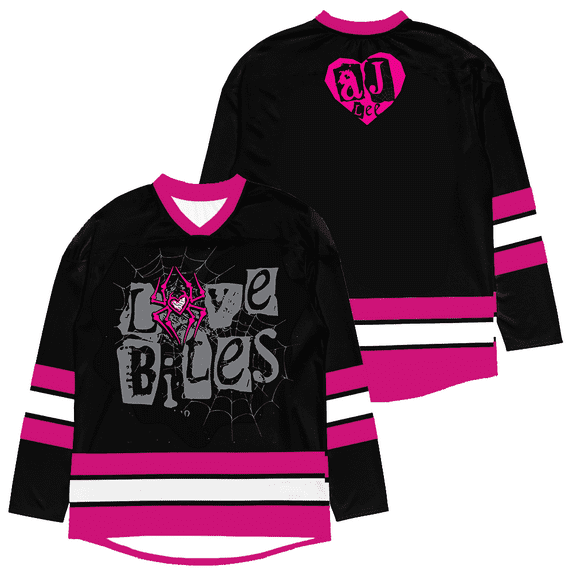 AJ Lee Merch Love Bites Logo Jersey V-Neck Sweatshirts Cosplay Women ...