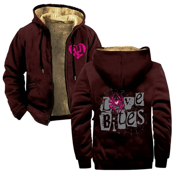AJ Lee Merch Love Bites Zipper Hoodies Women Men Jacket Parkas Long ...