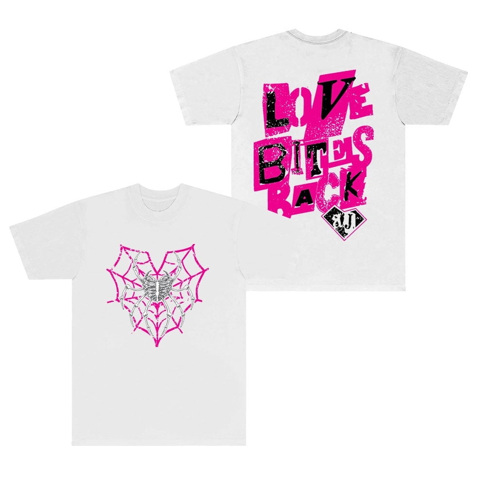AJ Lee Merch T-Shierts Love Bites Logo Tee HipHop Streetwear Women Men ...