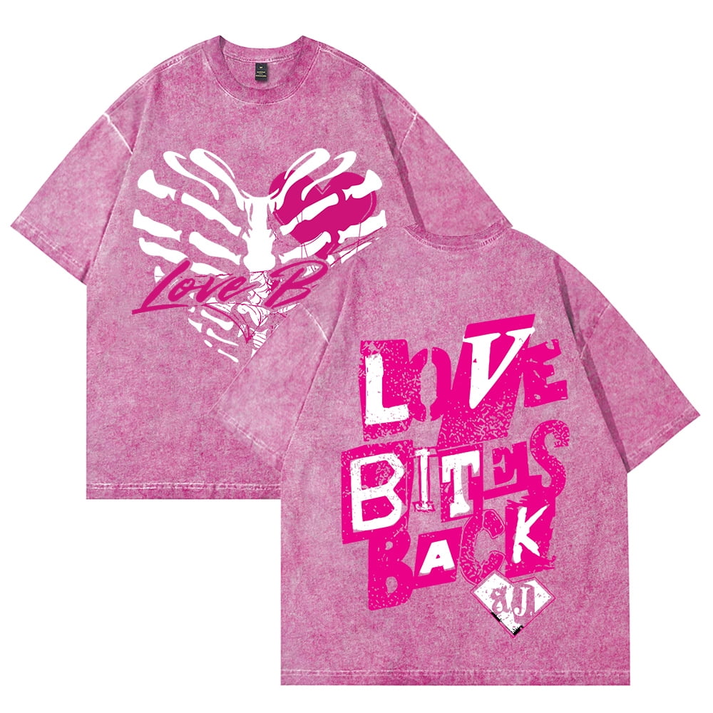 AJ Lee Merch Vintage Wash T-Shirts Streetwear Women Men Cotton Crewneck ...