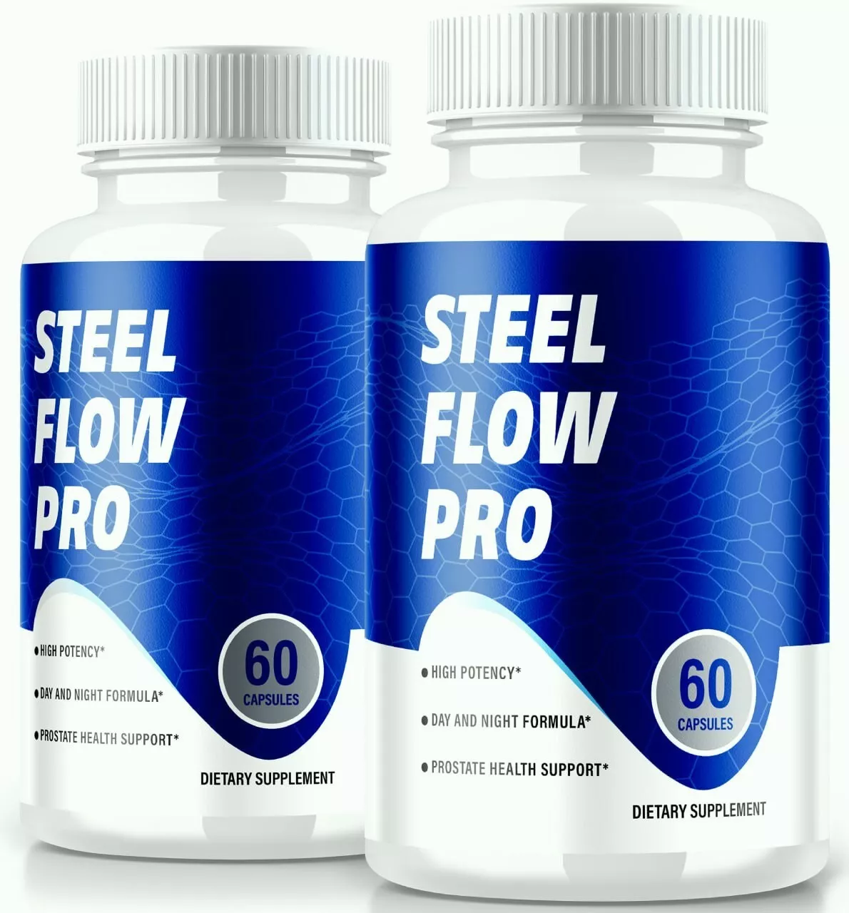 AJ SUPPS (2 Pack) Steel Flow Pro for Men to Support Prostate Health and ...