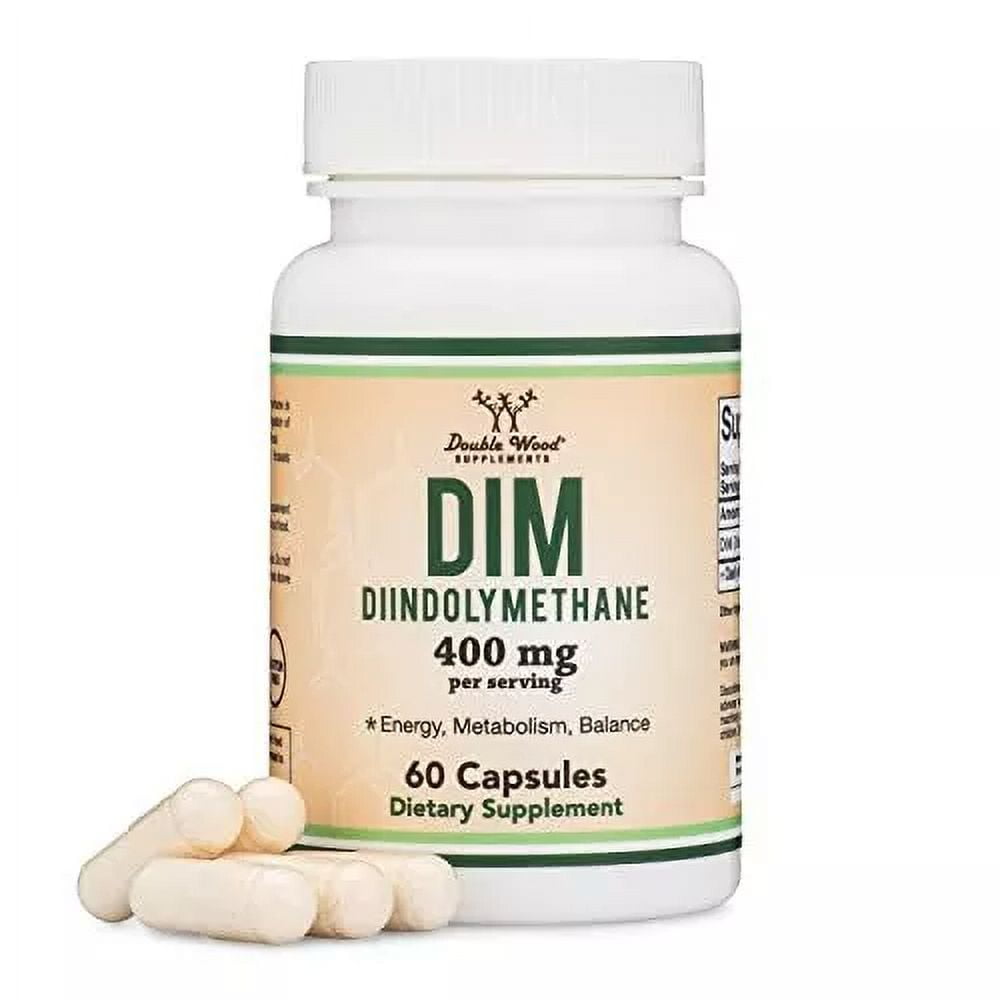 AJ SUPPS DIM (Diindolylmethane) 400mg for Menopause, PCOS, Estrogen ...