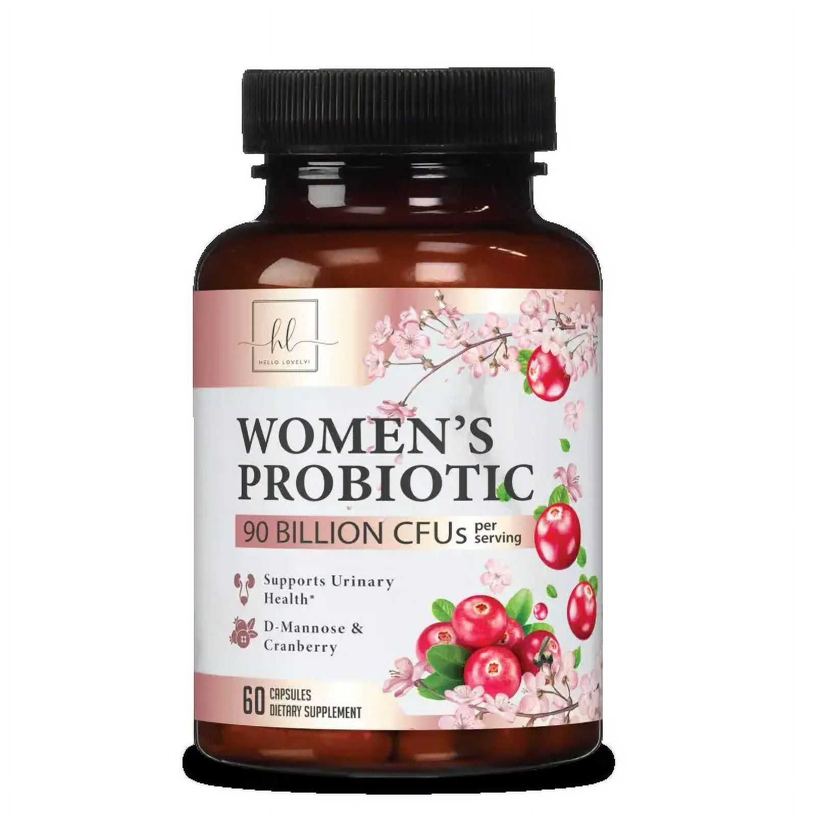 AJ SUPPS Probiotics for Women w/ Prebiotics - Digestive, Vaginal ...