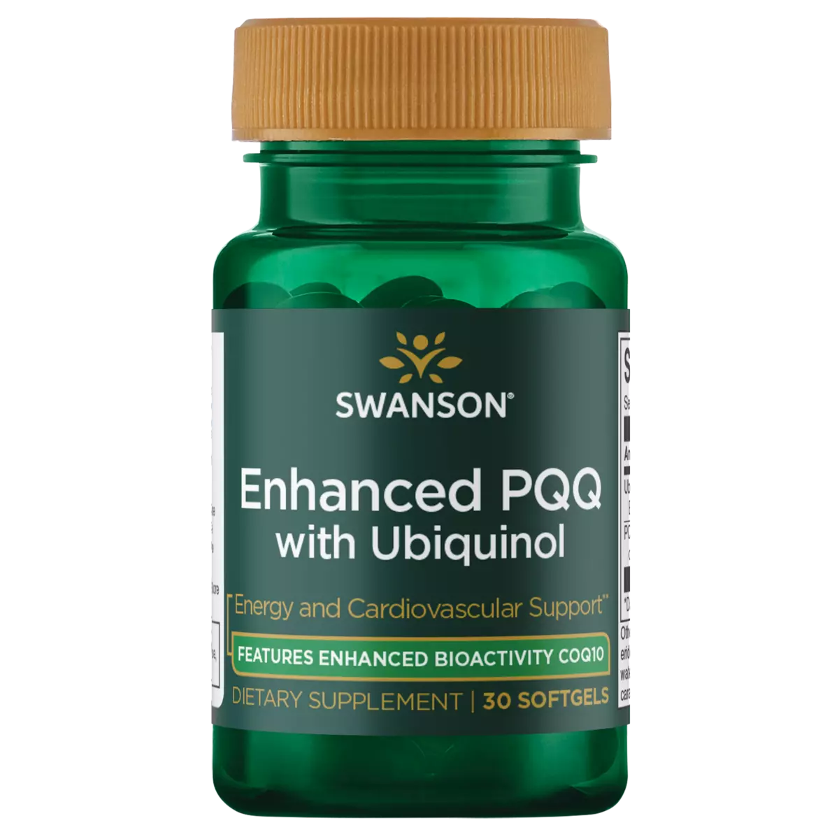 AJ SUPPS Swanson Enhanced Pqq with Ubiquinol 30 Softgels - Walmart.com