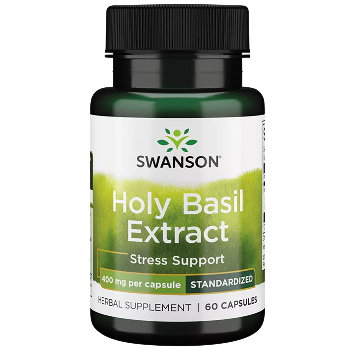 AJ SUPPS Swanson Holy Basil Extract (Tulsi) 400 mg 60 Capsules ...