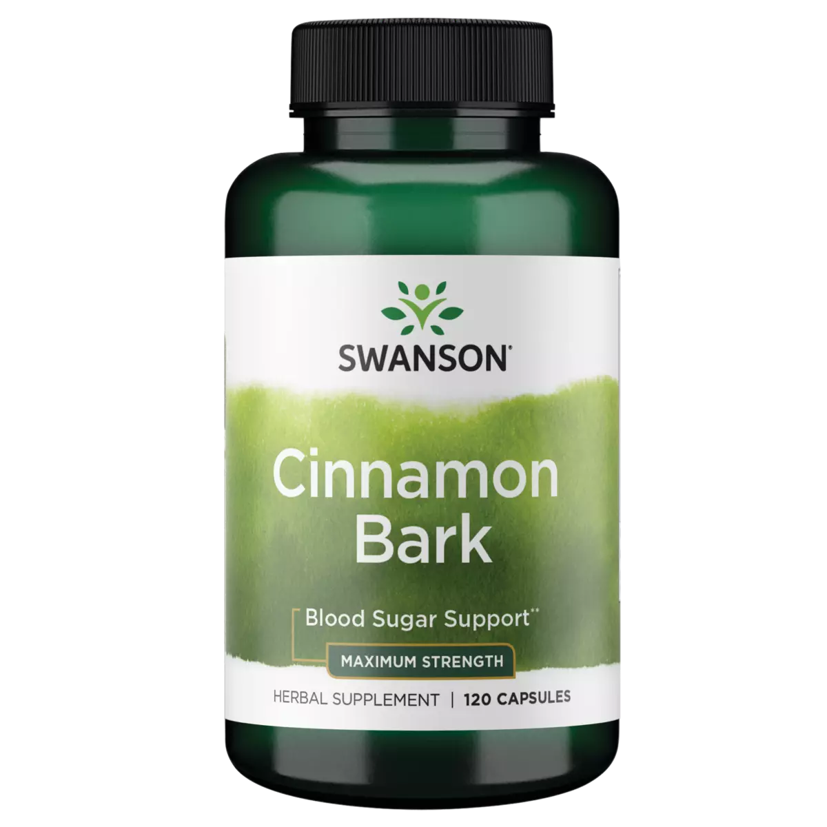 AJ SUPPS Swanson Maximum-Strength Cinnamon Bark 120 Capsules - Walmart.com
