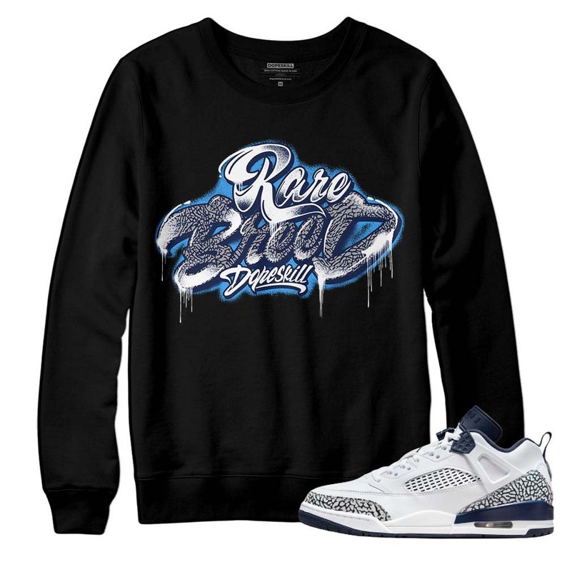 AJ Spizike White Obsidian DopeSkill Crewneck Sweatshirt Rare Breed Type ...