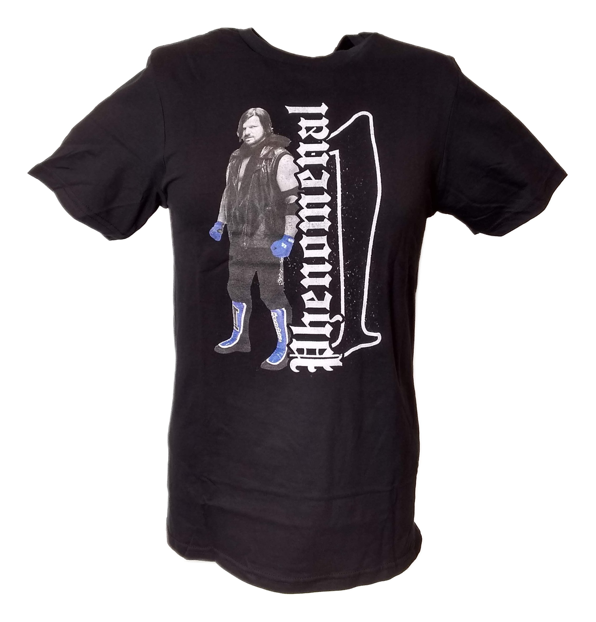 AJ Styles Phenomenal One Pose WWE Mens Black T-shirt - Walmart.com