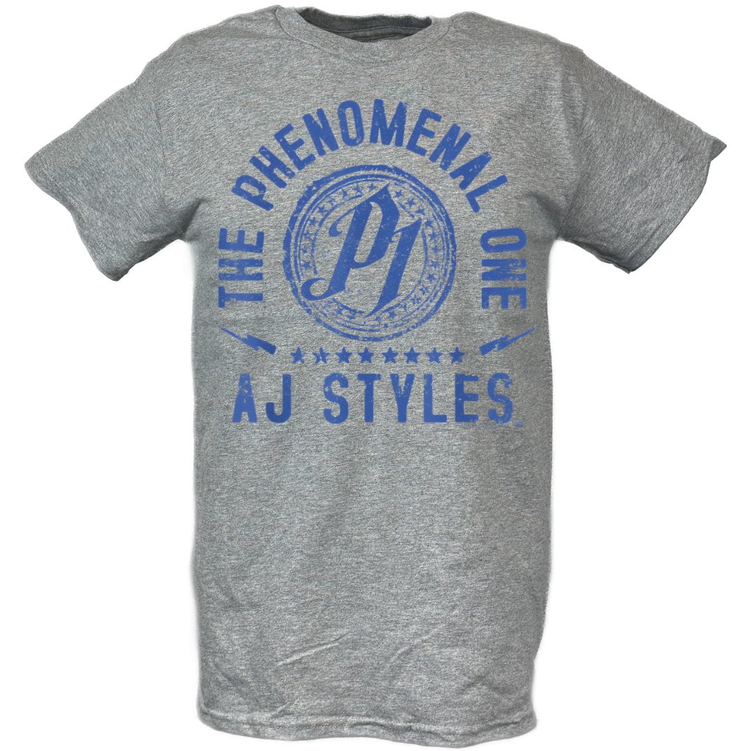 AJ Styles The Phenomenal One P1 Logo T-shirt - Walmart.com