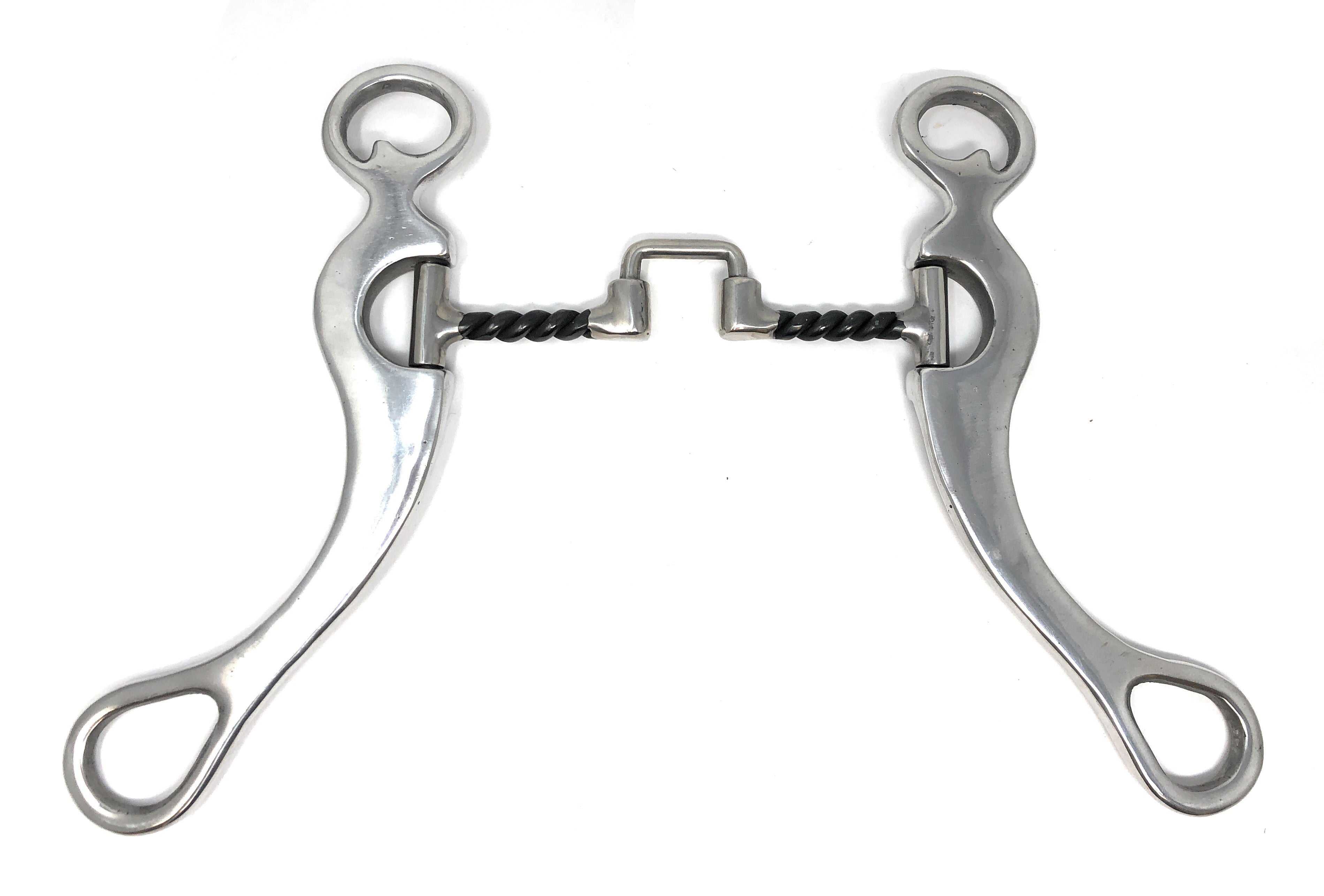 AJ Tack Aluminum Cheek Sweet Iron Square Twist Correction Bit - Walmart.com